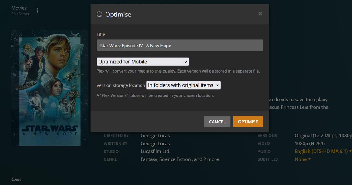 What are Plex Optimized Versions? - Plexopedia